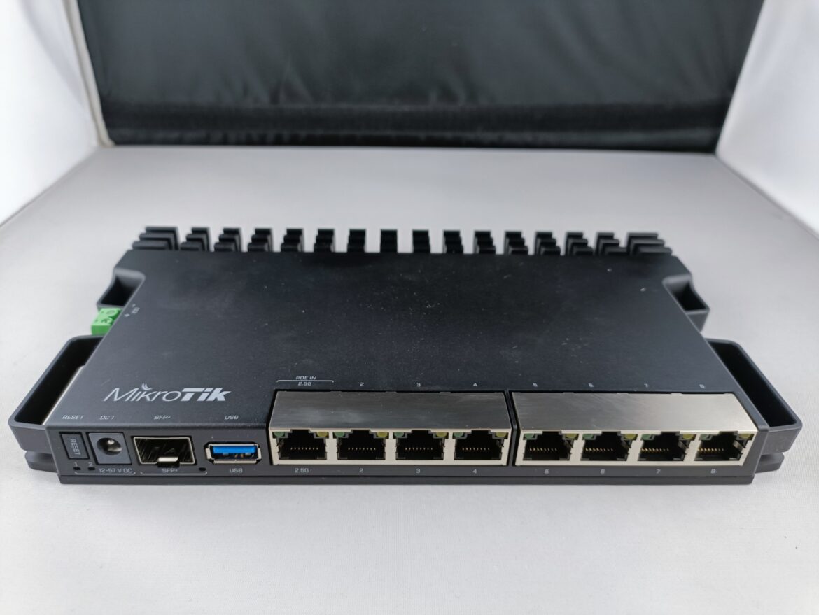 MikroTik RB5009UG+S+IN – Heavy Duty Router with 7x 1GB ports, 1x 2.5GB ...